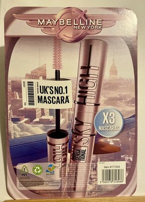 Set of 3 - Maybelline Lash Sensational Sky High Waterproof Mascara ...