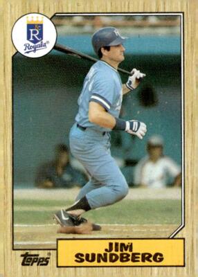 1987 Topps #190 Jim Sundberg | eBay