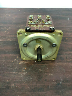 VINTAGE GENERAL RADIO COMPANY VARIAC TYPE M2 | eBay