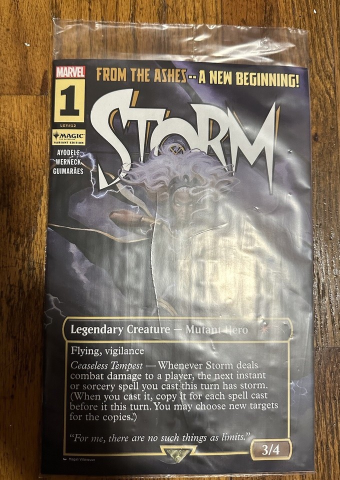 Storm #1 Magic MTG NYCC Promo Book! Marvel Comics! Ltd Magic The ...