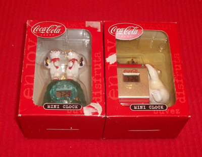 Coca Cola Polar Bear Clocks | eBay