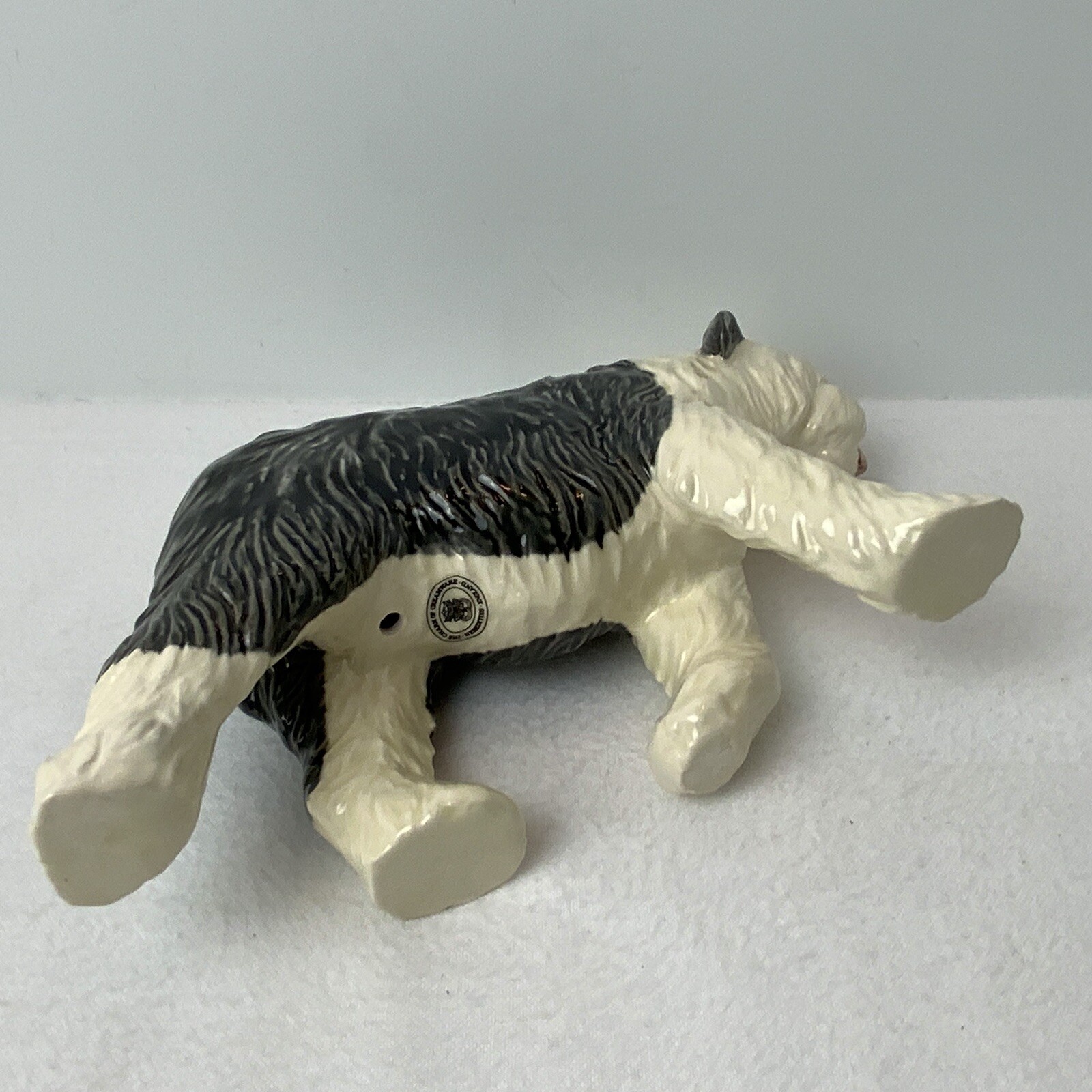 The Charm Of Creamware Heredities England Stamped Sheep Dog Ceramic ...