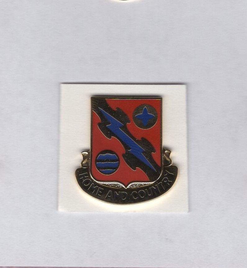 US Army 265th Air Defense Artillery ADA crest DUI badge P-23 c/b | eBay