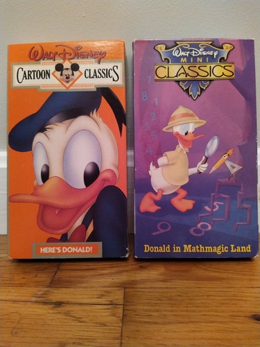 Donald Duck VHS Tapes Set Of 2 | eBay
