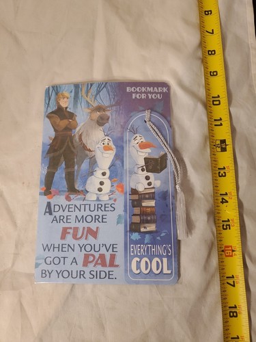 Hallmark Disney Olaf Kids Greeting Card With Bookmark | eBay