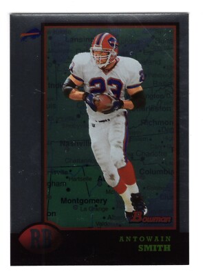 1998 BOWMAN INTERSTATE ANTOWAIN SMITH CARD #63 **NM-MT** BUFFALO BILLS ...
