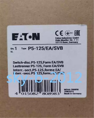 1 PCS NEW IN BOX EATON MOELLER Load isolating switch P5-125/EA/SVB 125A ...