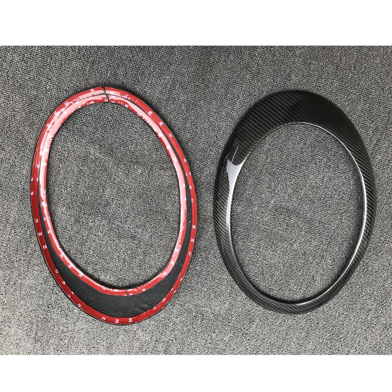 Carbon Fiber Car Headlight Frame Cover Trim For Porsche 911 997 GT3 ...