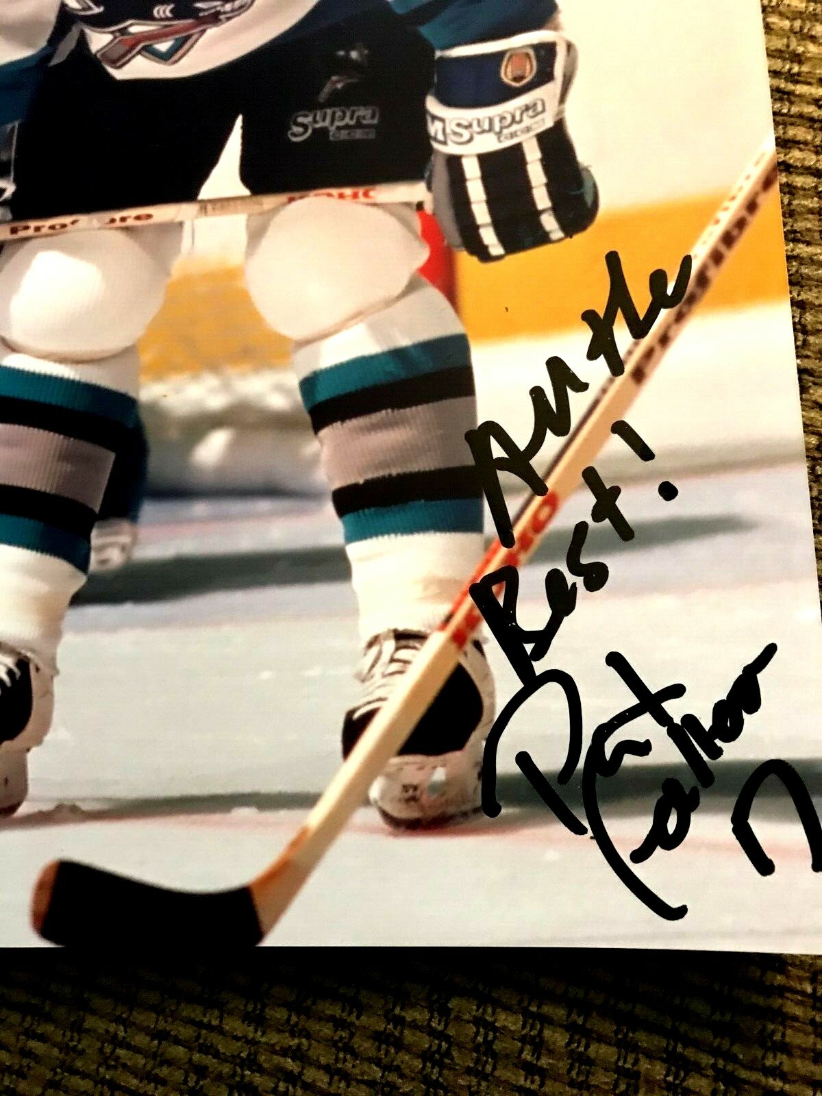 Pat Falloon San Jose Sharks Autographed 8x10 Photo COA | eBay