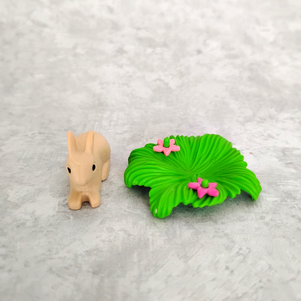 Playmobil Brown Rabbit Grass Bedding Wildlife Animal A25 | eBay