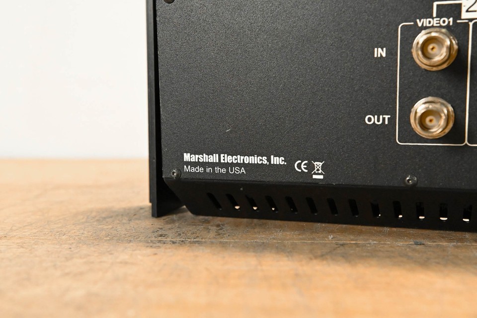 Marshall V-R72DP-2C Dual 7" Rackmount LCD Monitors (NO POWER SUPPLY ...