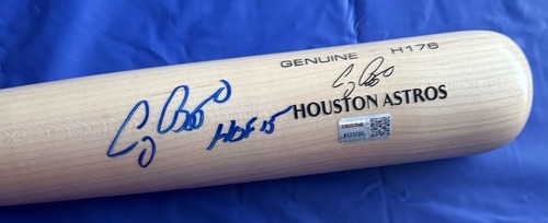 Craig Biggio MLB Signed Baseball Bat HOF 2015 Tristar Hidden Treasures ...