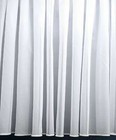 Plain Net Curtains Weighted Base Net Curtain Sold By the Metre Rod Slot ...