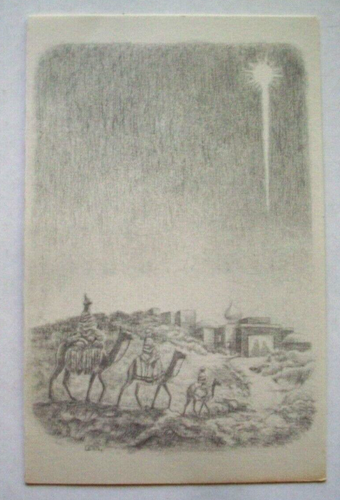 Wisemen 3 Kings Ann Adams vintage Christmas Greeting Card *NN25 | eBay
