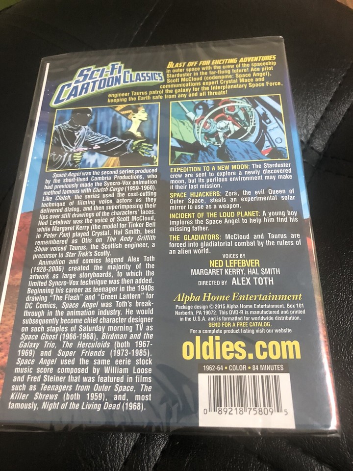 Sci Fi Cartoon Classics Dvd The Aventures Of Scott Mccloud Codename ...