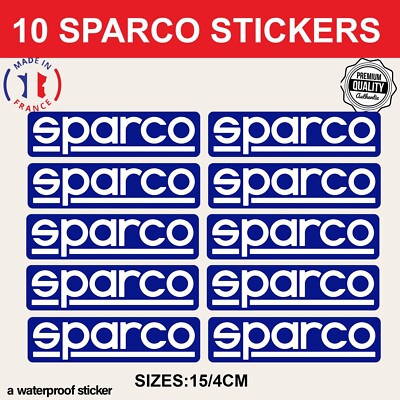 Autocollants Sparco Rally Fashion Casque Auto Moto Vinyle Haut Qualité ...