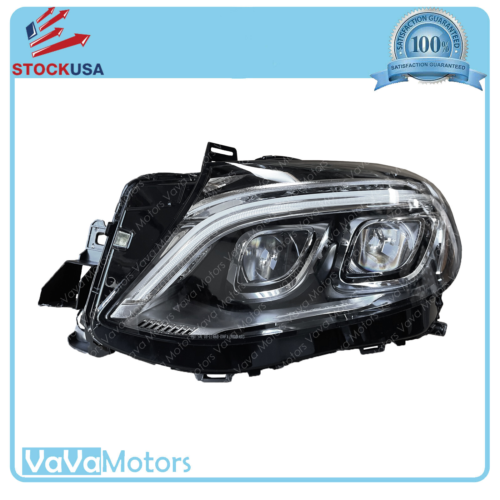 Fits 2016 2019 Mercedes GLE Class Full LED Projector Headlight Assembly ...