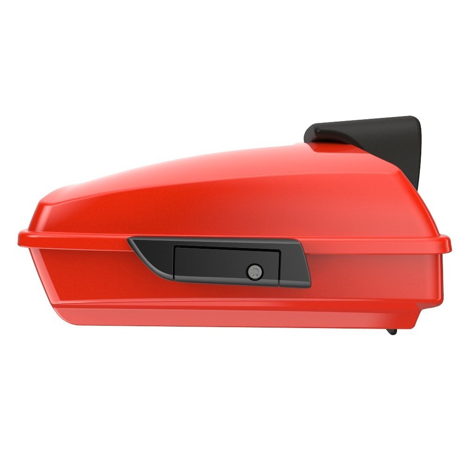 Laguna Orange Razor Tour Pak Pack Trunk For Harley Street Road Glide 97 ...