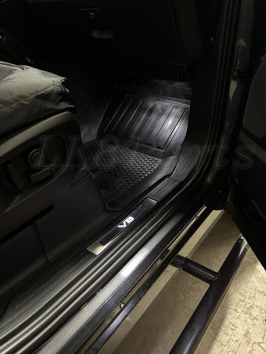 Land Rover Defender 90 Black Rubber Floor Mats VPLES0664 Genuine New | eBay