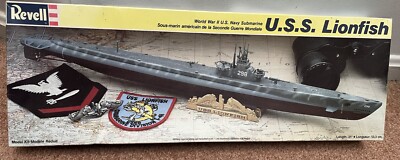 Revell 5228 WWII U.S.S. Lionfish Submarine Model Kit 1988 Open Box | eBay