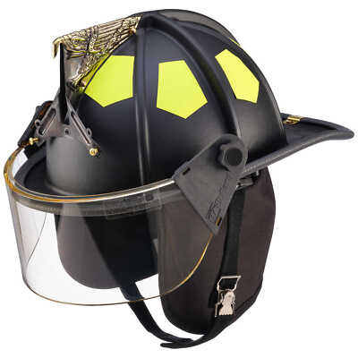 Bullard UST LW Traditional Fire Helmet with 6" Eagle, 4" Visor, Neck ...