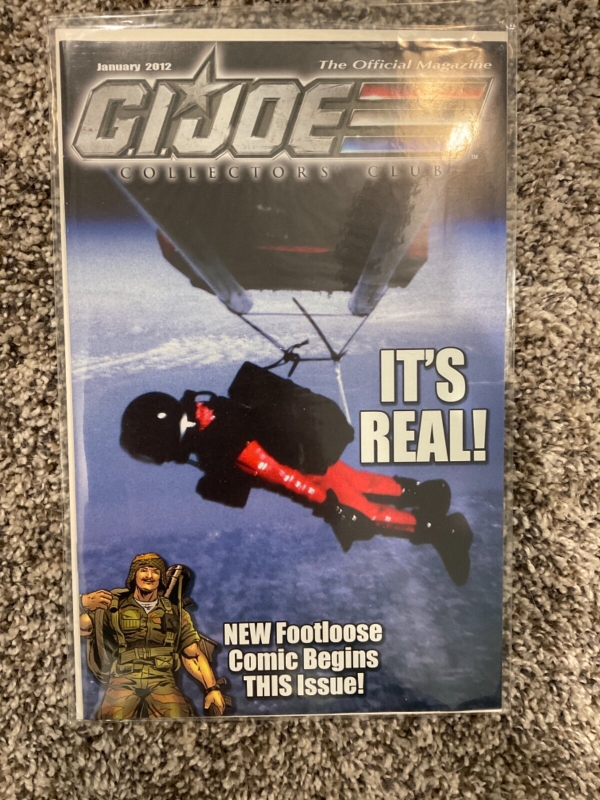 GI Joe Collectors Club Official Magazine January 2012 comic Footloose ...