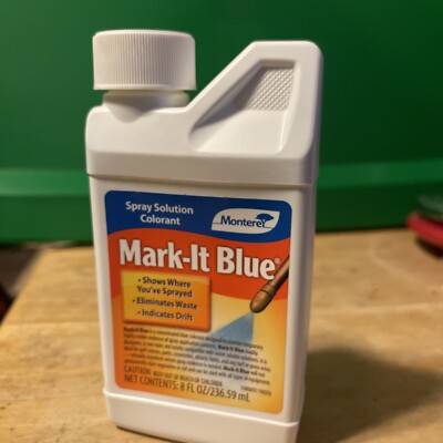 Monterey Mark-It Blue Spray Solution Colorant Chemical Marker Dye 8oz ...