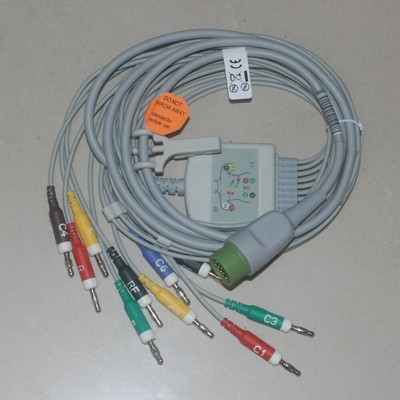 1pcs Physio control lifepak 12 lifepak 15 10leads ECG EKG Cable IEC ...