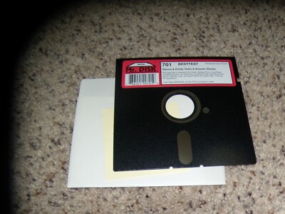 Besttest Stores & Prints Tests & Answer Sheets MS-DOS PC Program 5.25 ...