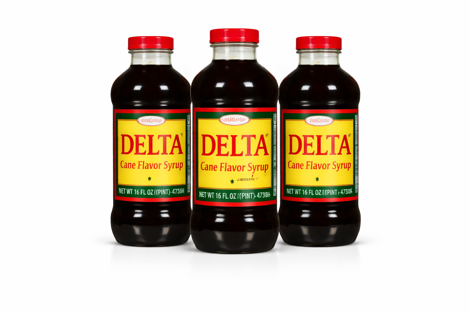 Delta Cane Syrup 3 Pack 16 fl oz – Southern Breakfast Syrup for ...
