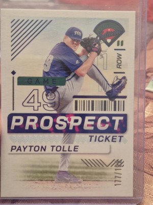 Payton Tolle- 2024 Panini Prospect Edition Holo Red Prizm 177/199- Red ...
