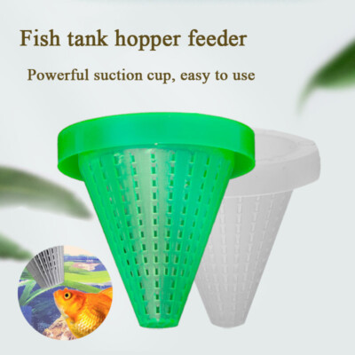 Aquarium Tank Live Worm Bloodworm Cone Fish Food Feeder Basket w ...