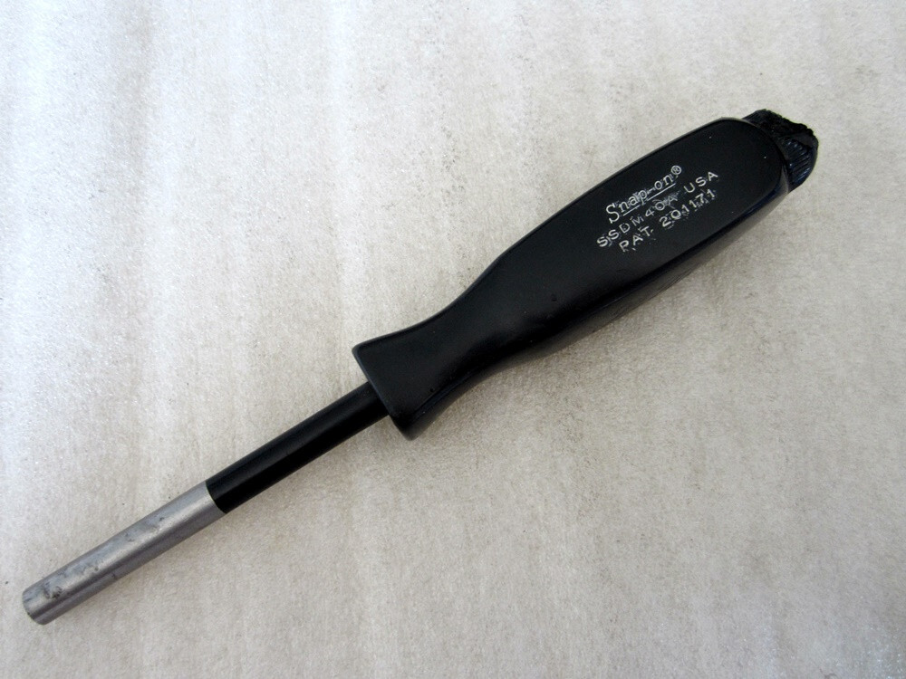 Vintage Snap-on Bit Holding Screwdriver SSDM40A Black Handle Underline ...