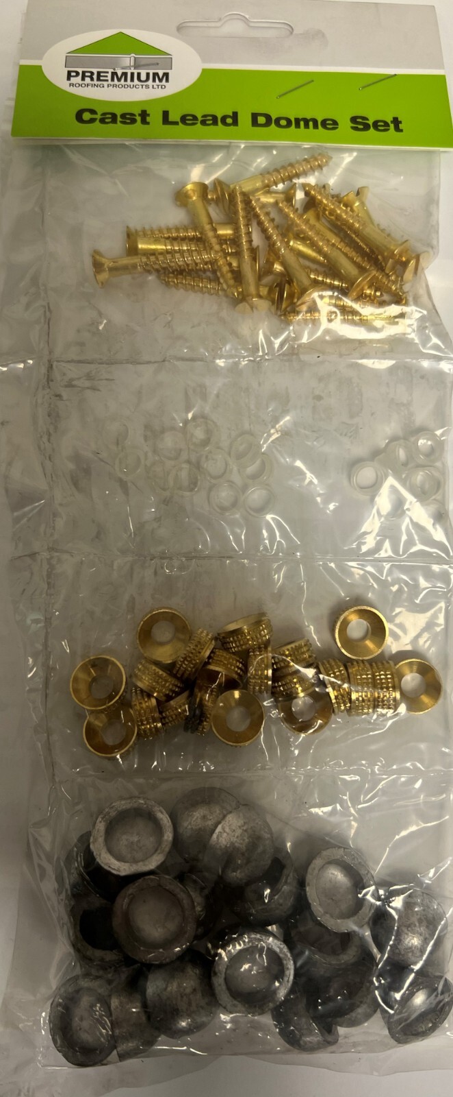 Calder / Premium Cast Lead Dome Set (Washers, Screw & Dome) Lead Dots ...