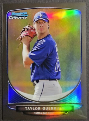 2013 Bowman Chrome Draft Top Prospects Black Refractor TP29 Taylor ...