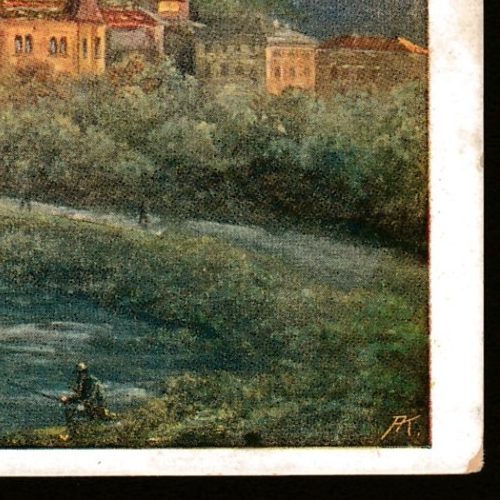 SALZBURG AUSTRIA Artist Signed Andreas Roth 1918 Vintage DB Postcard | eBay