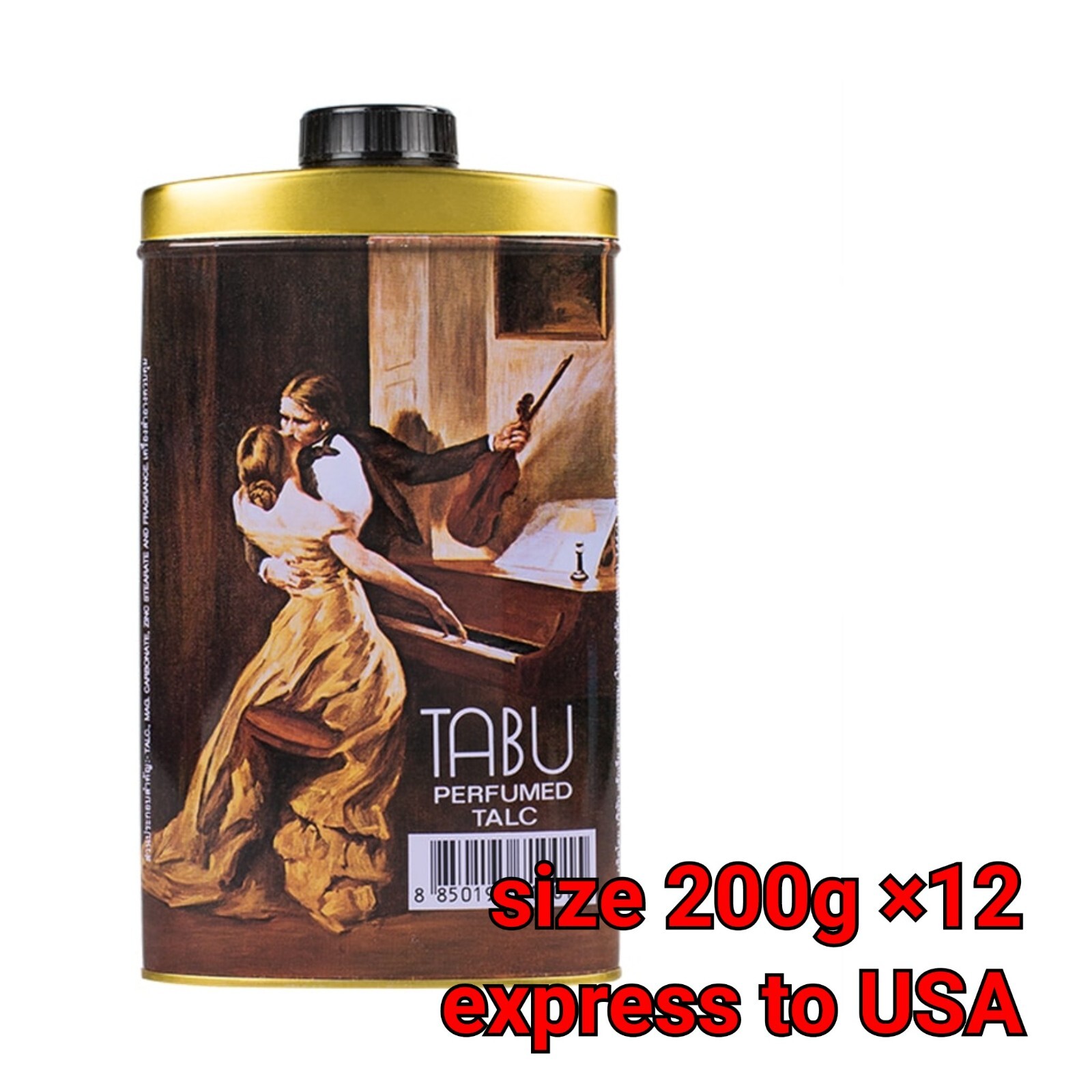 12X TABU Talcum Powder Body Classic Vintage Perfume Dana Paris New York ...
