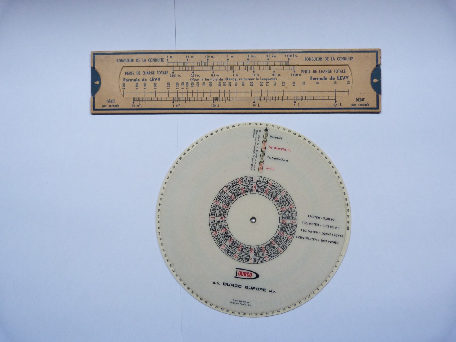 LOT ANCIEN ABAQUE ET DISQUE DE CONVERSION CALCULATEUR | eBay