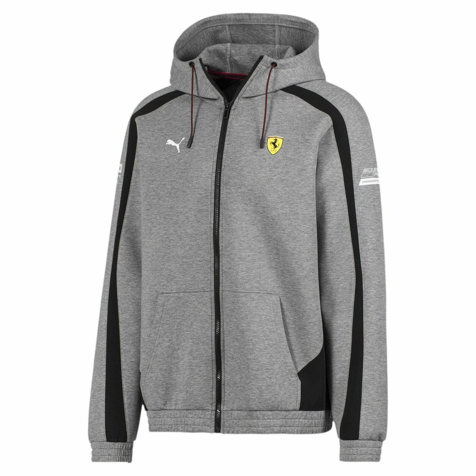[596145-03] Mens Puma SF Ferrari Hooded Sweat Jacket | eBay