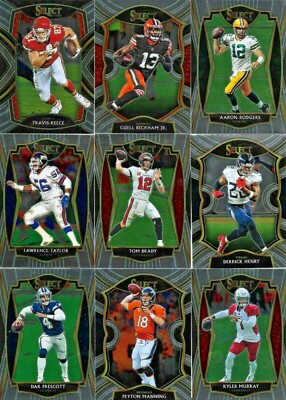 2020 Panini Select NFL Base Cards - Concourse, Premier, Club, Field ...