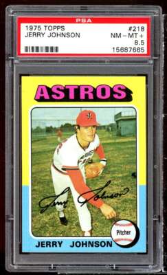 Jerry Johnson Card 1975 Topps #218 PSA 8.5 | eBay