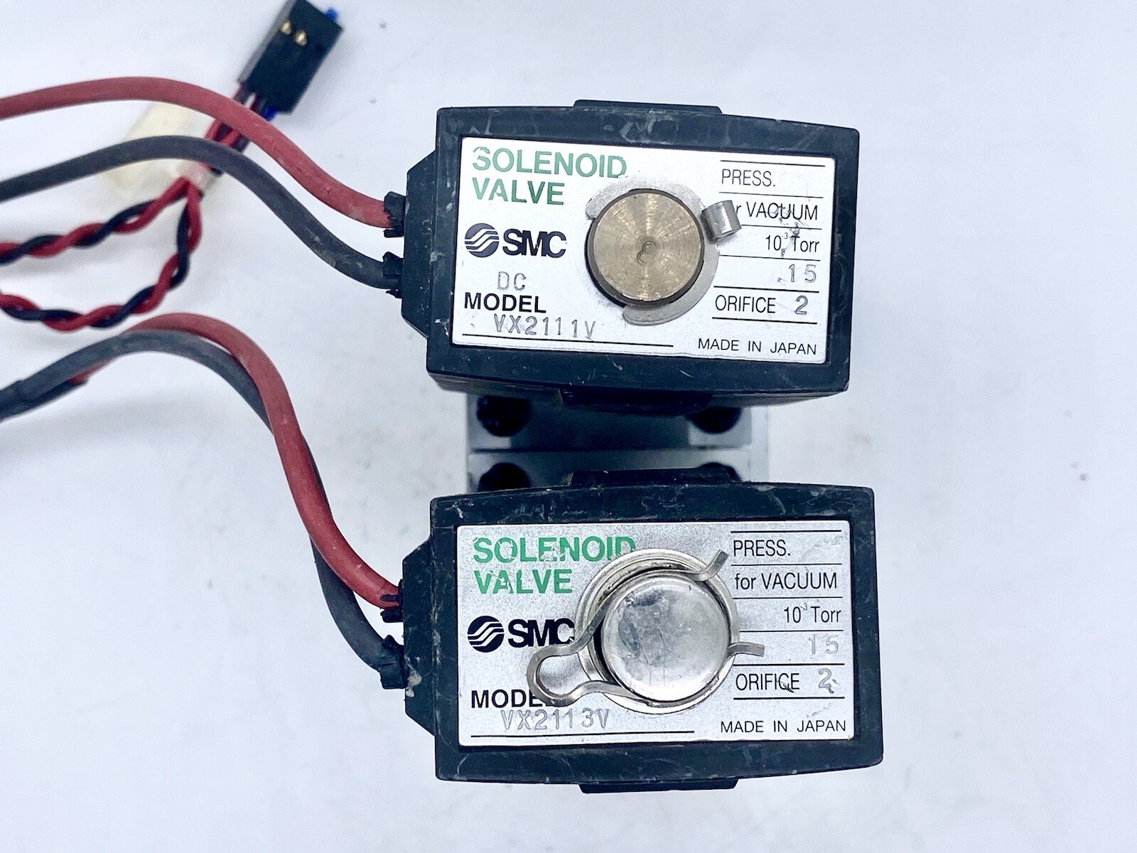 lot of 2 smc vx2111v ,vx2113v solenoid valve | eBay