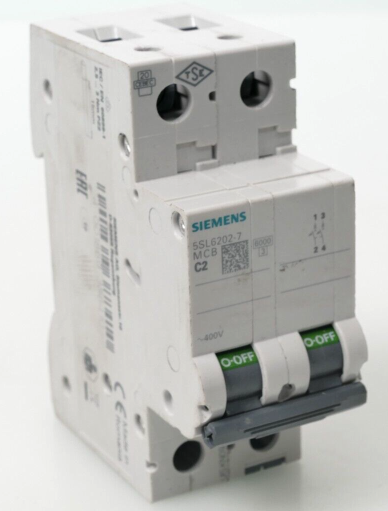 Siemens Leitungsschutzschalter 5SL6202-7 MCB C2 | 5SL6 202-7 | eBay.de