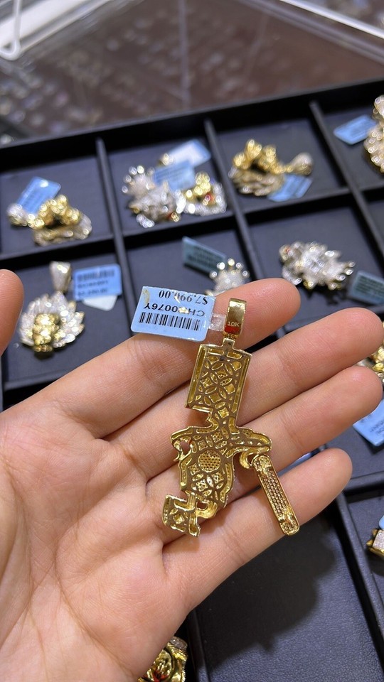 Sold Out Bart Simpson 1 Carat Natural Diamond Pendant 10K Gold. Cartoon ...