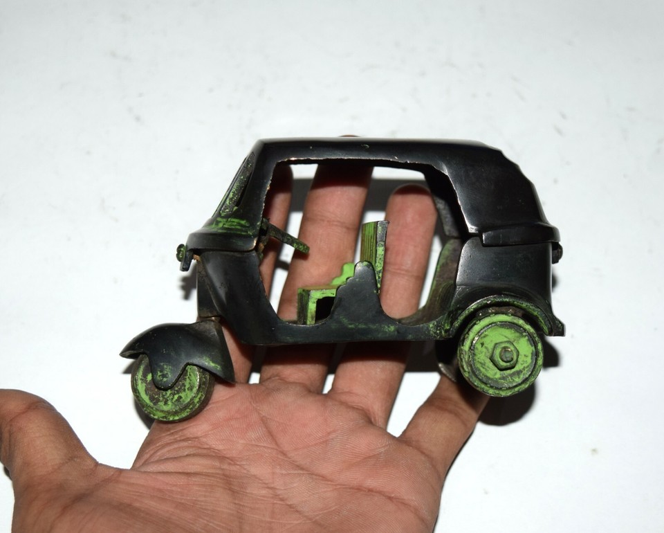 Auto Rickshaw Toy Statue Brass Table Décor Wedding Collectible ...