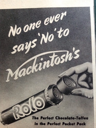 Ephemera 1953 Advert Rolo No One Ever Says No Mackintosh ca8 | eBay