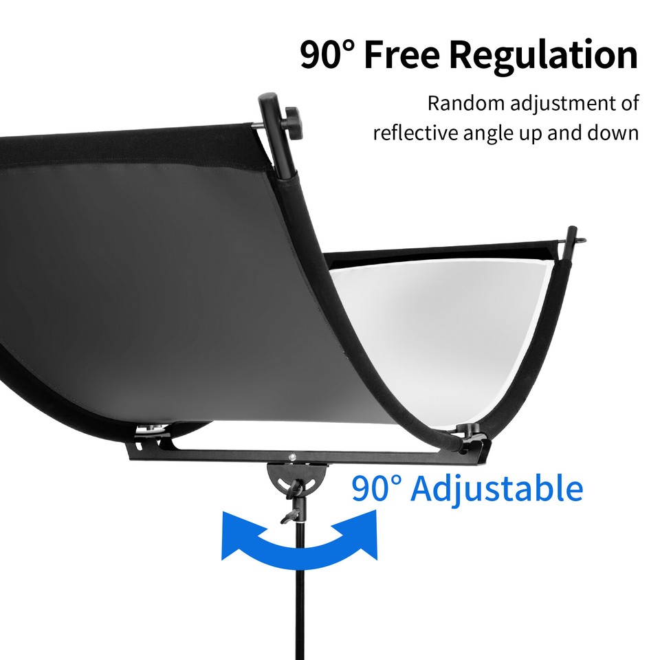 Selens 4 In 1 Curved Reflector Portrait Light Studio Photography ...