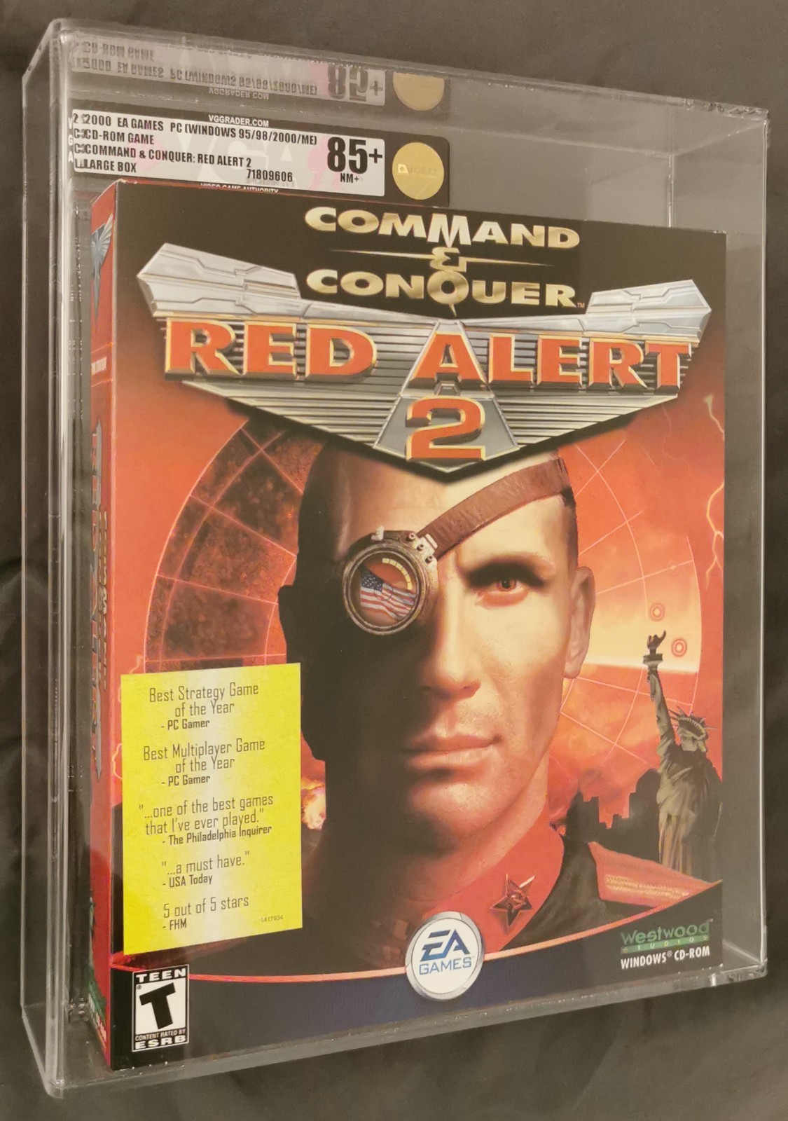 COMMAND & CONQUER Red Alert 2 VGA 85+ NM+ ~ IBM PC ~ US large box ...