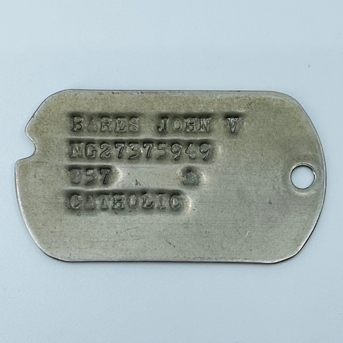 Original Early WWII Army Dog Tag 1943 Walter H. Hedin Bock, MN SB3 | eBay