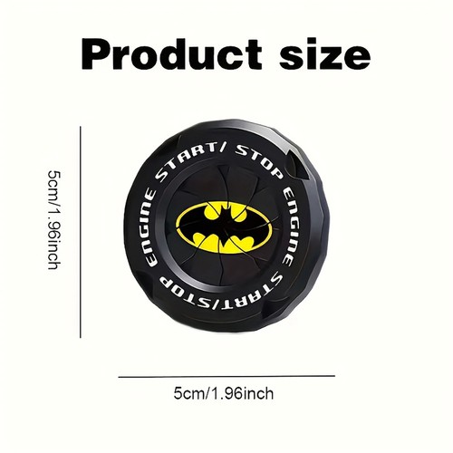 1X Justice League Batman Start Button Cover Suitable for Car Interior ...